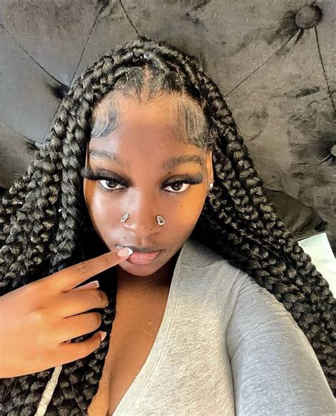 Pin By ️‍🔥 On Her In 2022 Pretty Hairstyles Aesthetic Hair Braided Hairstyles For Black Women