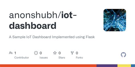 GitHub Anonshubh Iot Dashboard A Sample IoT Dashboard Implemented Using Flask
