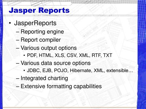 Ppt Jasperreports And Ireport Training Powerpoint Presentation Free Download Id4510554