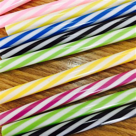 Af 55mm 3 Colors Pp Spiral Color Drinking Straw Making Machine Pp