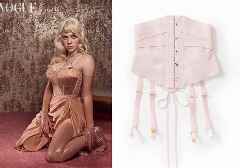 Billie Eilish X British Vogue Inspired Lingerie Lingerie Inspirée Par