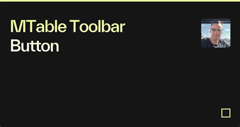 Mtable Toolbar Button Codesandbox