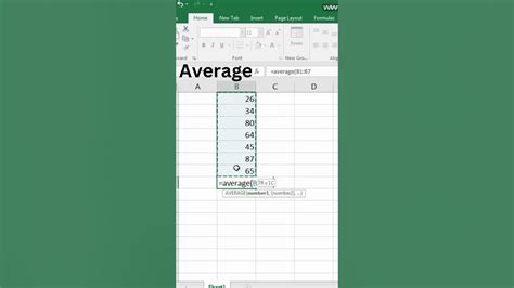Average Formula In Excel Important Formula In Excel Excel Exceltech