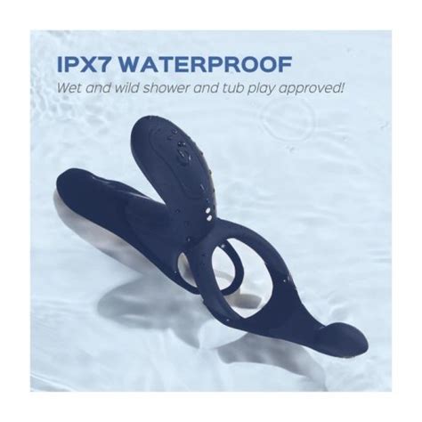 Pleasure Pivot App Controlled Couples Vibrating Penis Sleeve Cock Ring Clit Perineum