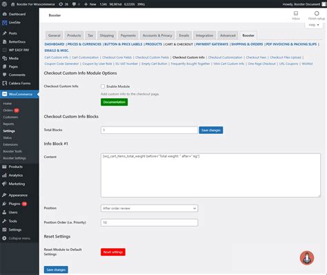 Woocommerce Custom Checkout Info Booster For Woocommerce