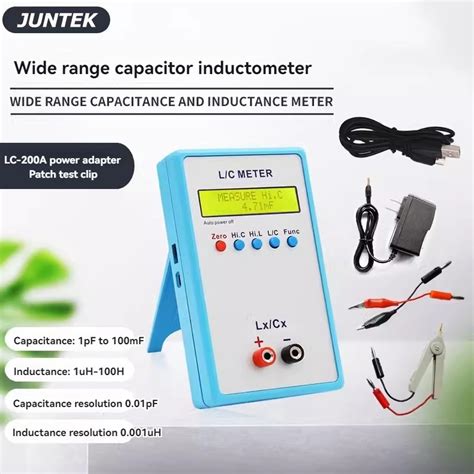 Lc200a Handheld L C Meter Inductance Capacitance Meter Lc 200a Multimeter Shopee Philippines