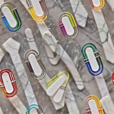 seamless background paper clips seamless pattern connecting horizontally and vertically