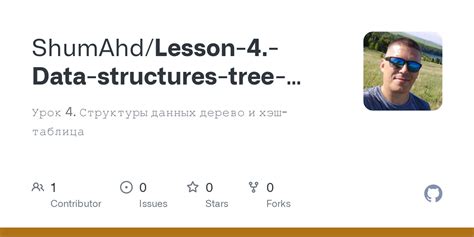 Github Shumahdlesson 4 Data Structures Tree And Hash Table Урок 4