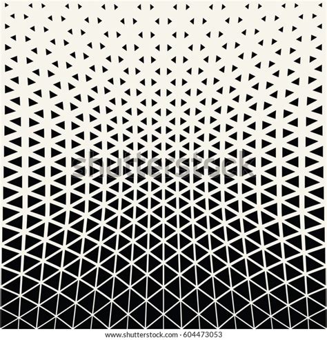 Geometric Triangle Halftone Minimal Pattern Vector Stock Vector Royalty Free