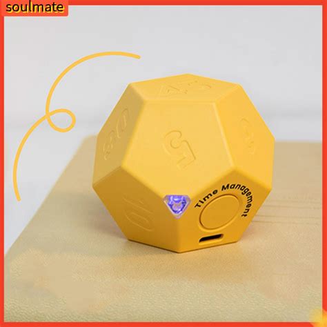 Soulmate Timer For Time Management Timer With Dual Alarm Clock Time Ball Rechargeable Mini
