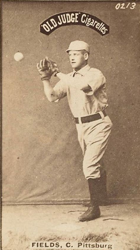 Jocko Fields Catcher Pittsburgh 1880s