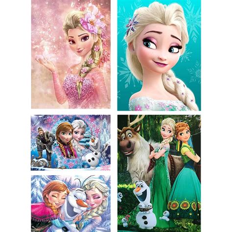 Анна и Эльза Сделай Сам 5d алмазная живопись полная Алмазная вышивка продажи картину Стразы для