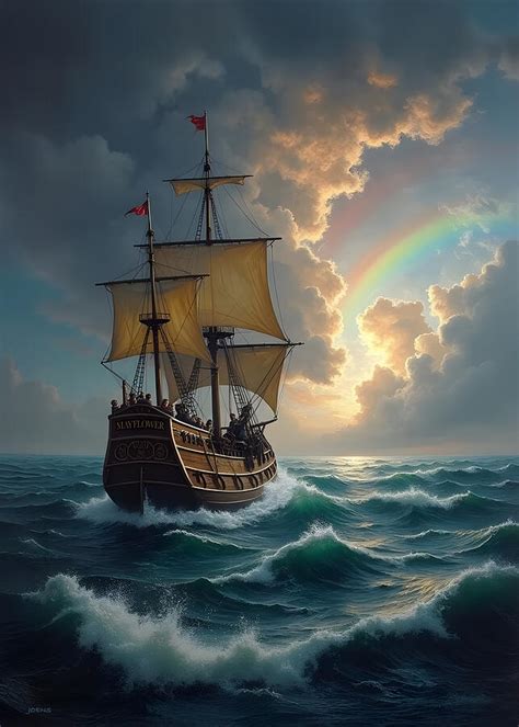 The Mayflower 1620 Digital Art By Greg Joens Fine Art America