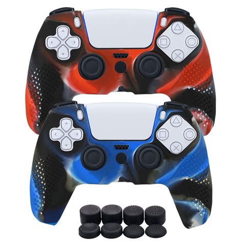 Eeekit Silicone Cover Case For Sony Ps5 Controller Grip Anti Slip Protector Skin Case