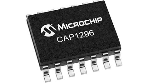 Cap1296 1 Sl Microchip Cap1296 Capacitive 3 V To 55 V 14 Pin Soic Rs