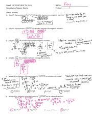Simplifying Square Roots Tips And Examples For Easy Calculation Course Hero