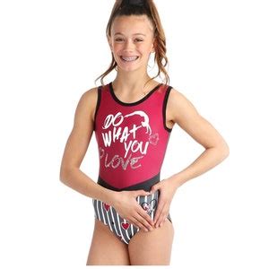 Do What You Love Gymnastics Or Dance Leotard Etsy