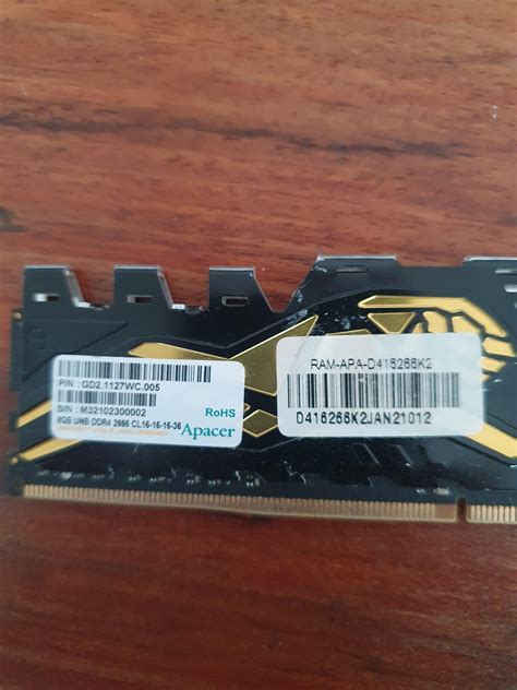 Hi My Pc Is Working With 1 Memory Stick Of 8gb Ddr4 2666mhz I Have 1