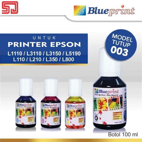 Jual Blueprint Ml Tinta Epson Tinta Printer Epson L L L L Di Seller Sadar