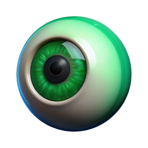 Alluring Avant Garde A Single Human Eye Iris A Deep Emerald Green No