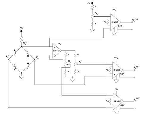 Circuit Diagram Of Force Sensor And Amplification Circuit Download