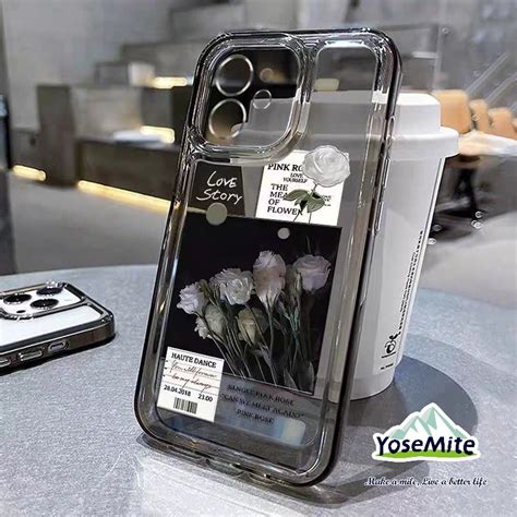 ốp Lưng Oppo Hoa Tulip ốp Lưng Trong Suốt Hoa Hồng Ốp Điện Thoại Túi