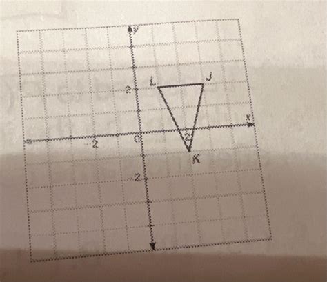 Solved 1 Draw The Rotation Of The Triangle About Origin By