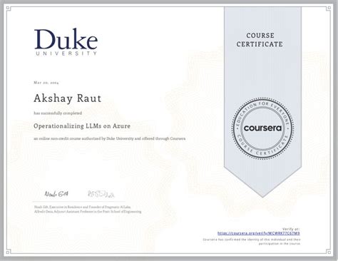Akshay Raut On Linkedin Azureopenai Langchain Llms Machinelearning Coursera