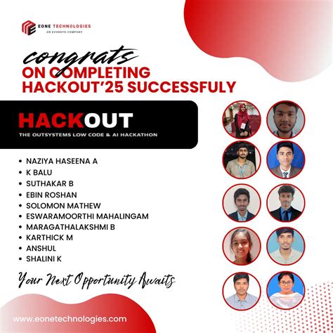 Hackout25 Lowcode Ai Innovation Success Eonetechnologies Outsystems Futureoftech