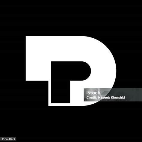 최소한의 Dp 로고 고급스러운 배경에 Dp 편지의 아이콘입니다 Pd 모노그램 이니셜을 기반으로 한 로고 아이디어 전문적인 다양한 문자 기호와 배경에 Pd 로고 0명에 대한