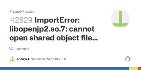 Importerror Libopenjp2so7 Cannot Open Shared Object File No Such