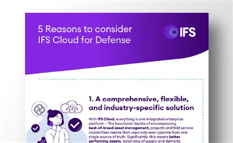 Ifs Cloud For Defense