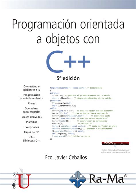 Programación Orientada A Objetos Con C Ediciones De La U Librería