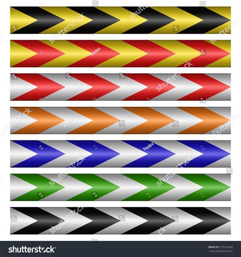 Seamless Tileable Arrow Barrier Tape Texture Stock Illustration Seamless Tileable Arrow Barrier Tape Texture Stock Illustration