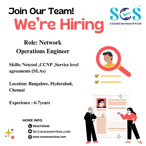 Networkoperations Techsupport Connectivity Itinfrastructure… Scares Services Pvt Ltd