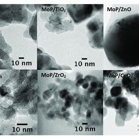 Tem Image Showing Nanoparticles Supported On Sio2 Tio2 Zno Al2o3 Download Scientific
