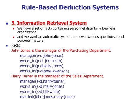 Ppt Rule Based Deduction Systems Powerpoint Presentation Free Download Id 1363867