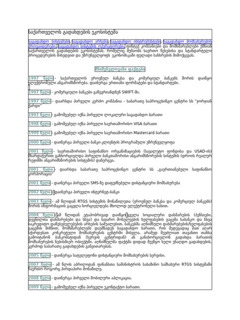 საქართველოს გადახდების ეკოსისტემა Pdf