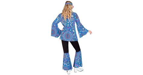 60 As évek Hippie Mandala Kék Női Jelmez S Es Méretben Pepitahu