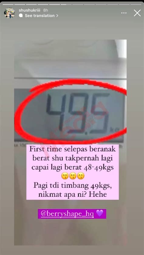 “pagi Tadi Timbang 49kg Nikmat Apa Ni ” Isteri Hafidz Roshdi Akui Berat Badan Bertambah