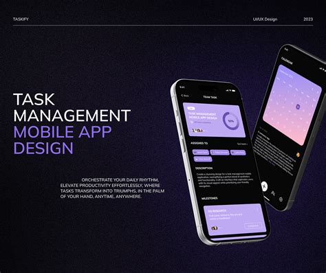 Taskify Task Management Mobile App Concept Behance