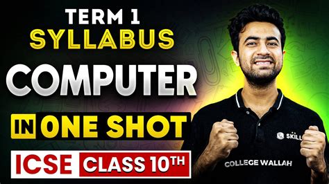 Icse Computer In One Shot Class 10 Term 1 Icse Express Marathon Session 🔥 Youtube