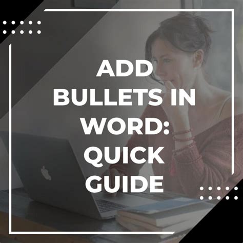 How To Insert Bullets In Word Adazing