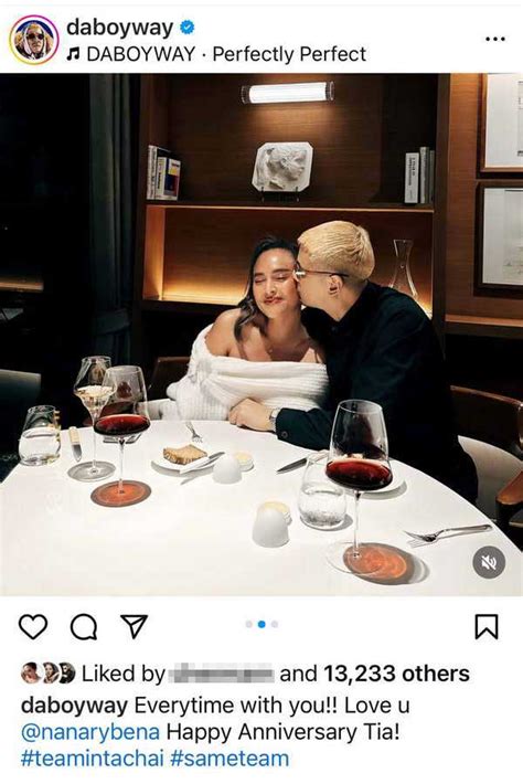 เวย์ ไทเทเนี่ยม นานา ไรบีนา เผยโมเมนต์สวีท ฉลองครบรอบแต่งงาน 14 ปี