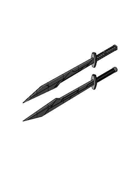 thor ragnarok swords source file 3d model by 3dworkbench on thangs