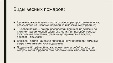Лесные пожары и способы их тушения презентация онлайн