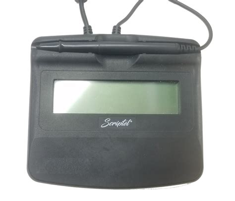 scriptel st1570 6ft 1x5 lcd backlit proscript signature capture pad