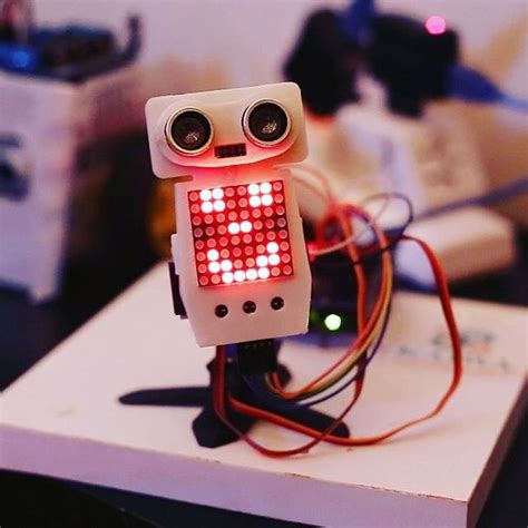 Controlling Led Matrix Array With Arduino Uno Arduino Powered Robot Face Artofit
