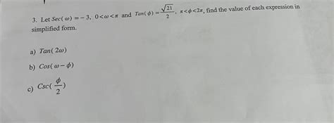 Solved How To Set This Up On Two Seperate Graphs Let