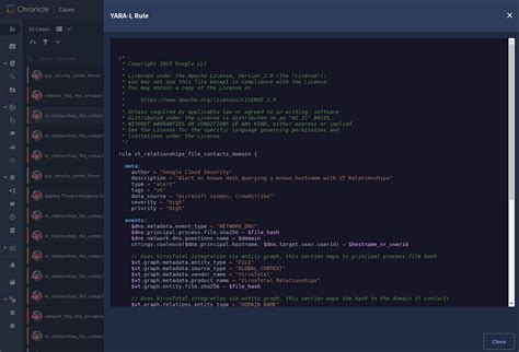 Creating A Yara L Html Widget In Chronicle Soar By Chris Martin